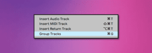 How To Group Tracks In Ableton Live – Live Aspects