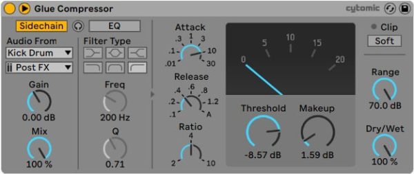 Glue Compressor | Ableton Live Plugin Overview – Live Aspects