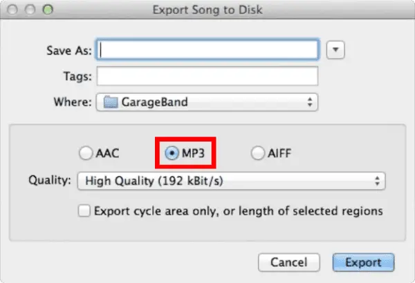 How To Export As MP3 In GarageBand – Live Aspects