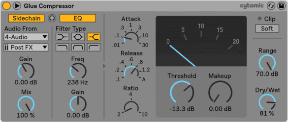 Glue Compressor | Ableton Live Plugin Overview – Live Aspects