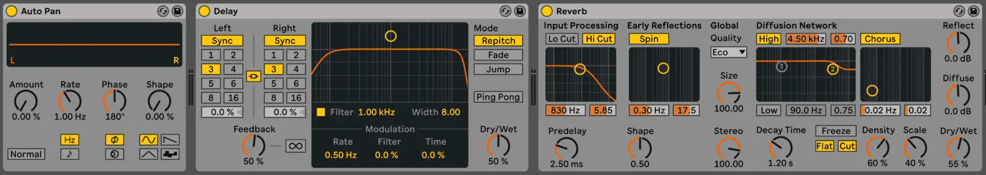 Auto Pan: Ableton Live Plugin Overview – Live Aspects